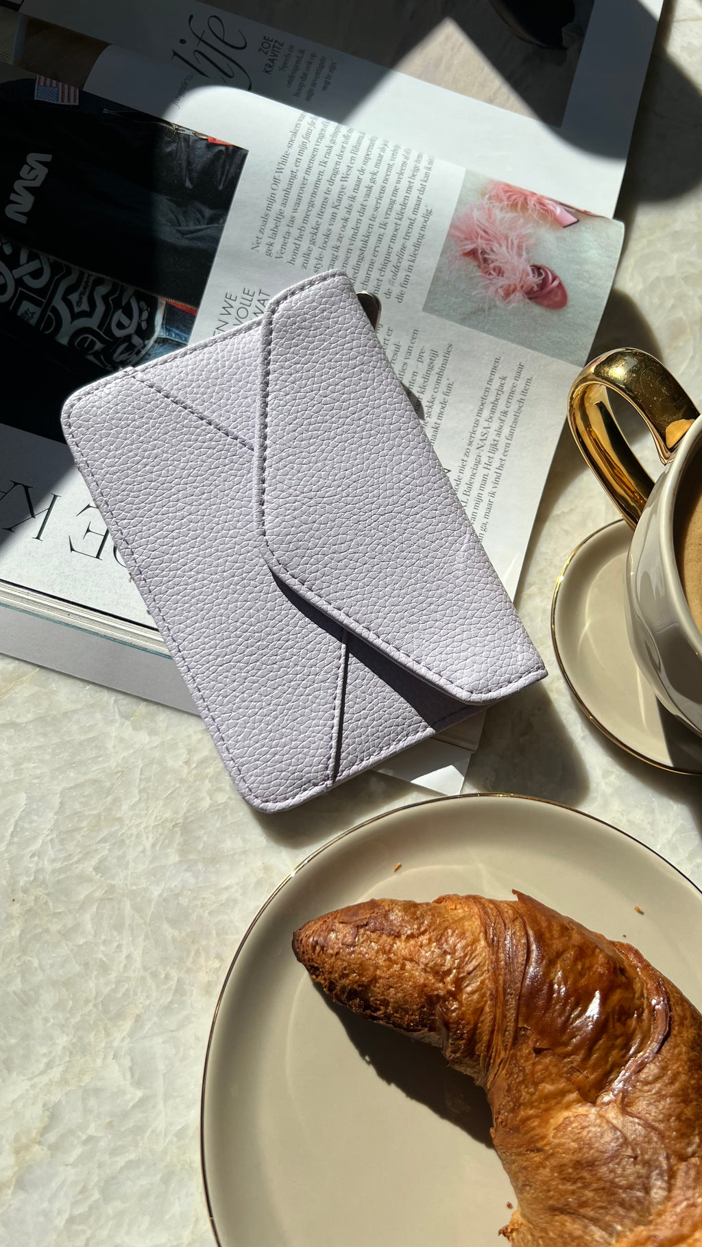 Mini Wallet - Lila Structure – DENISE ROOBOL